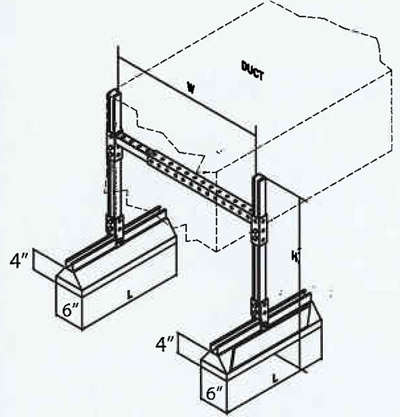 Model # DSA30-1831 DSA-Duct Support Series Model # DSA30-1831 DSA-Duct Support Series