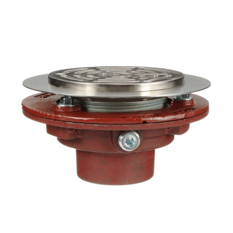 Floor Drain with Recessed Flange | Membrane Floor Plumbing