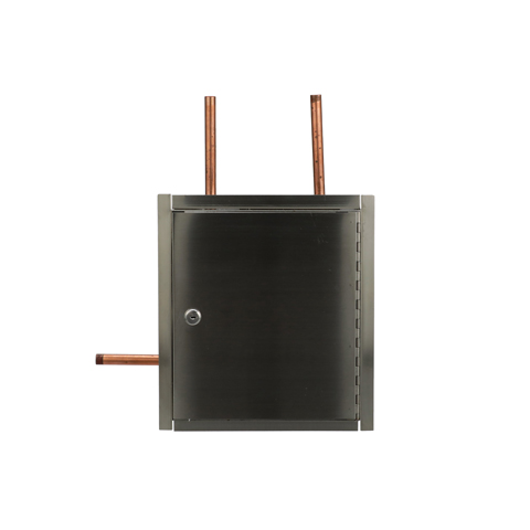 MIFAB water supply control box manufactured with No. 4 satin