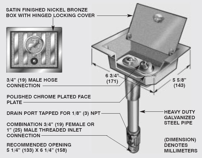 MHY-60 - Lawn / Ground Hydrants